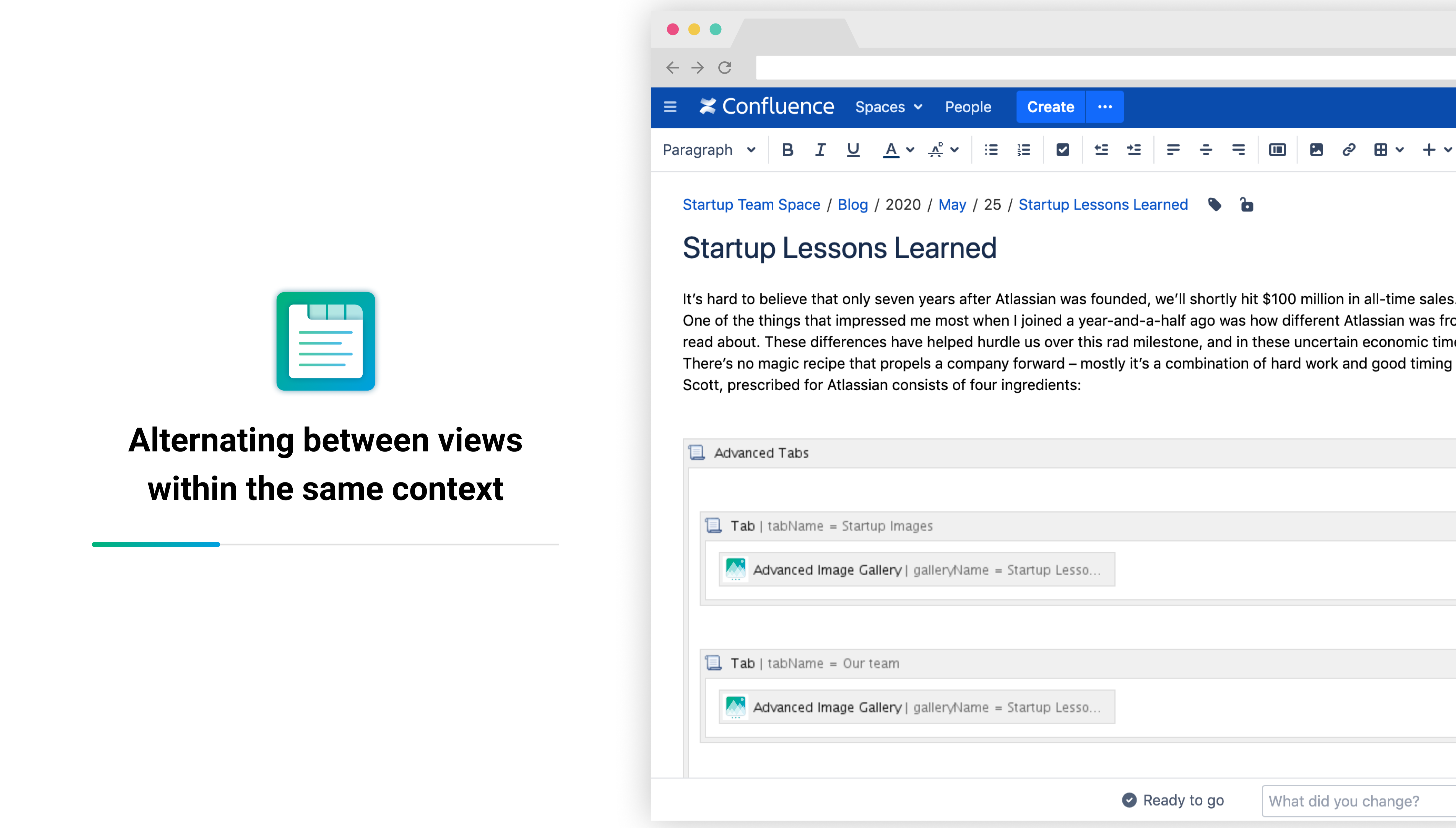 Advanced Tabs - Tabbed Page Navigation For Confluence | Atlassian ...