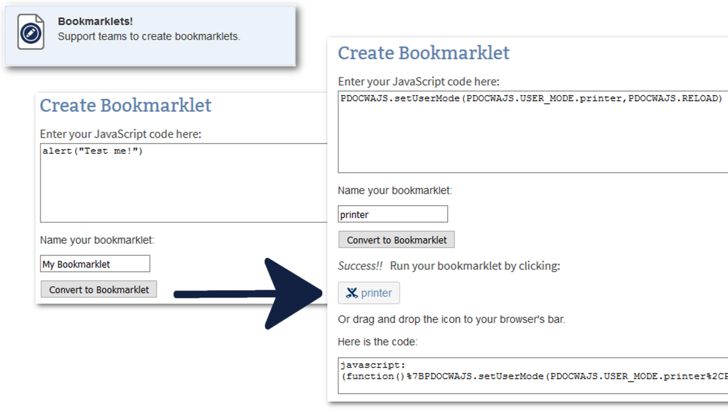 projectdoc Bookmarklets Extension | Atlassian Marketplace