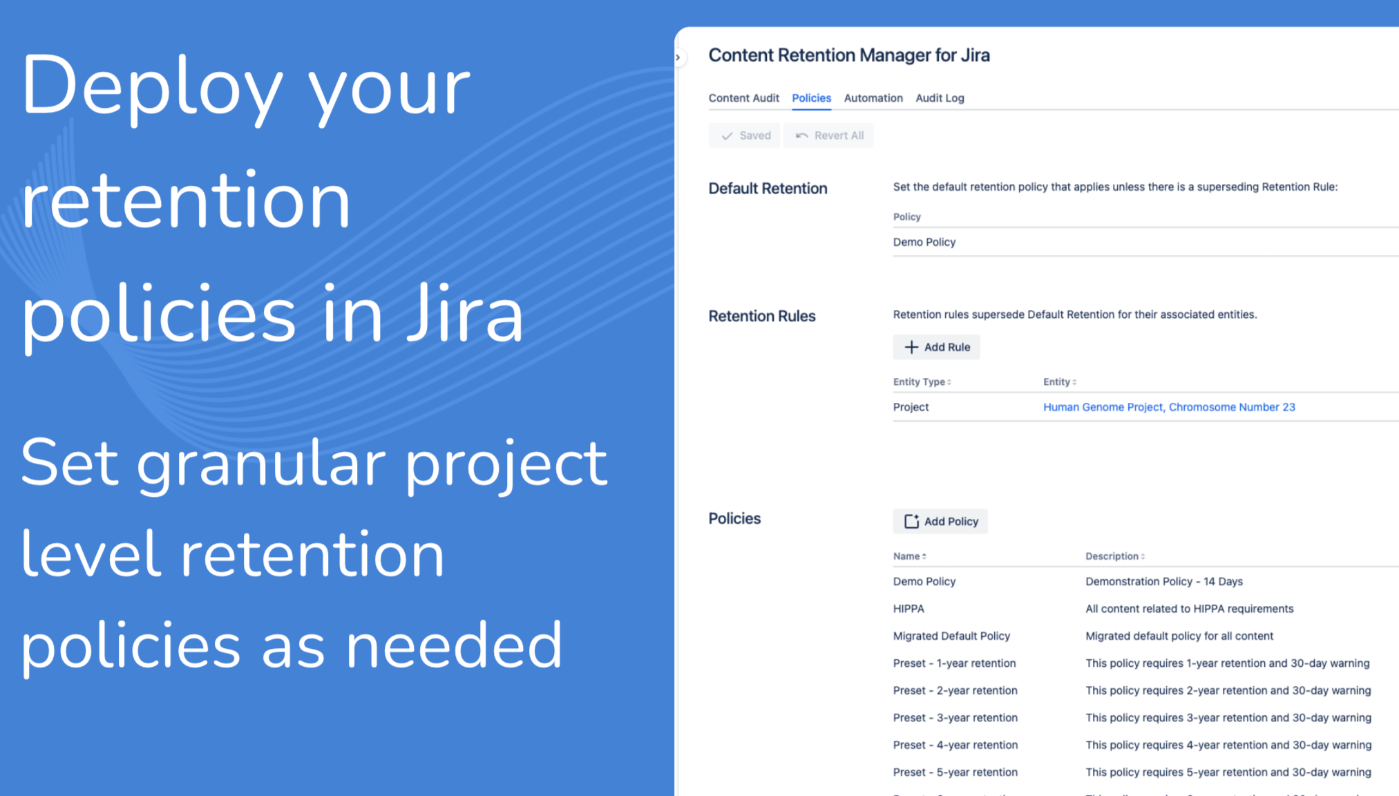 Content Retention Manager Lite for Jira | Atlassian Marketplace