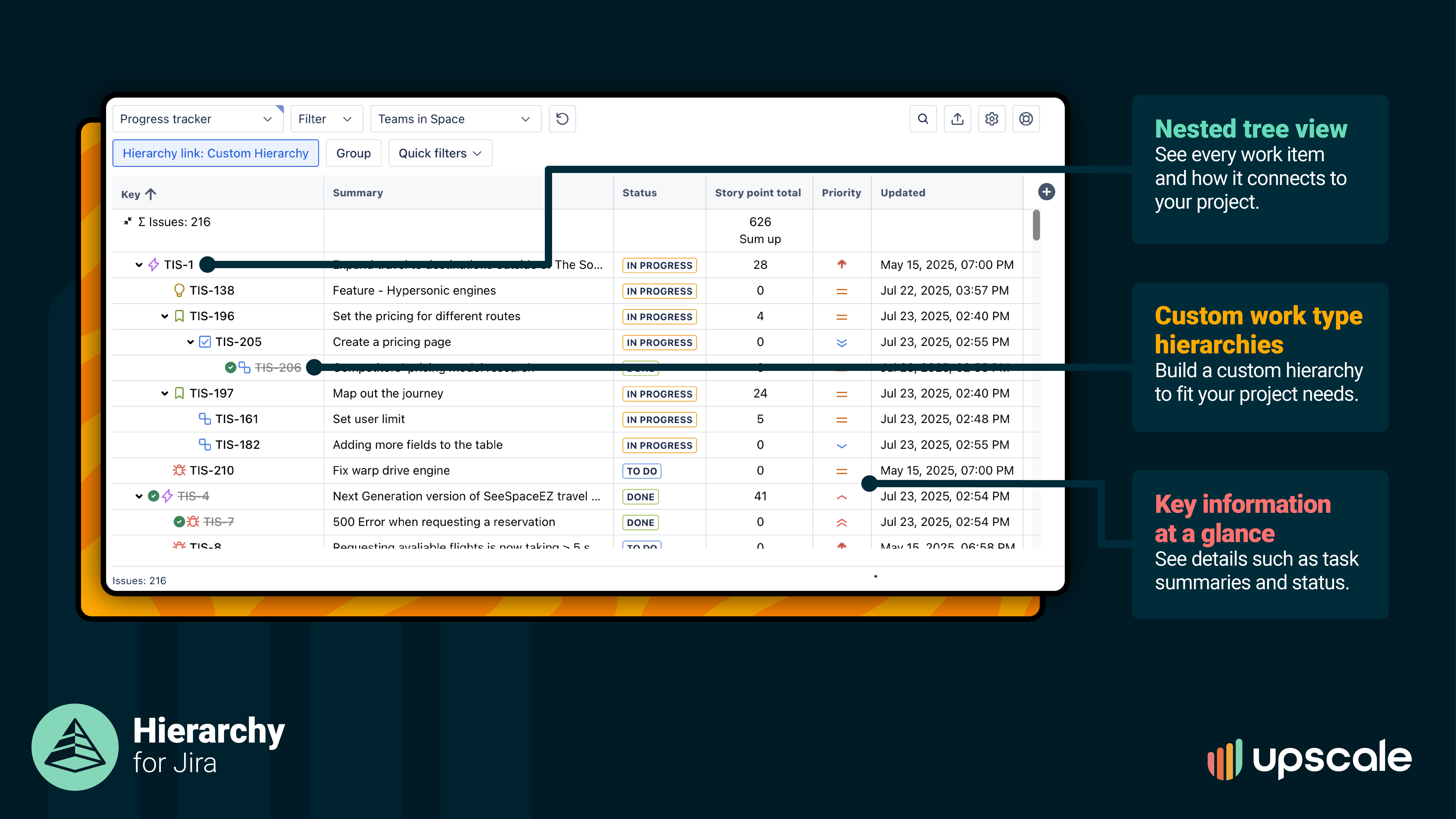 Hierarchy for Jira (Custom issue structure & tree view) | Atlassian Marketplace