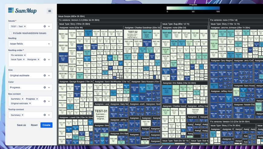 SumMap: Visualize & roll-up large project & epic structures | Atlassian ...