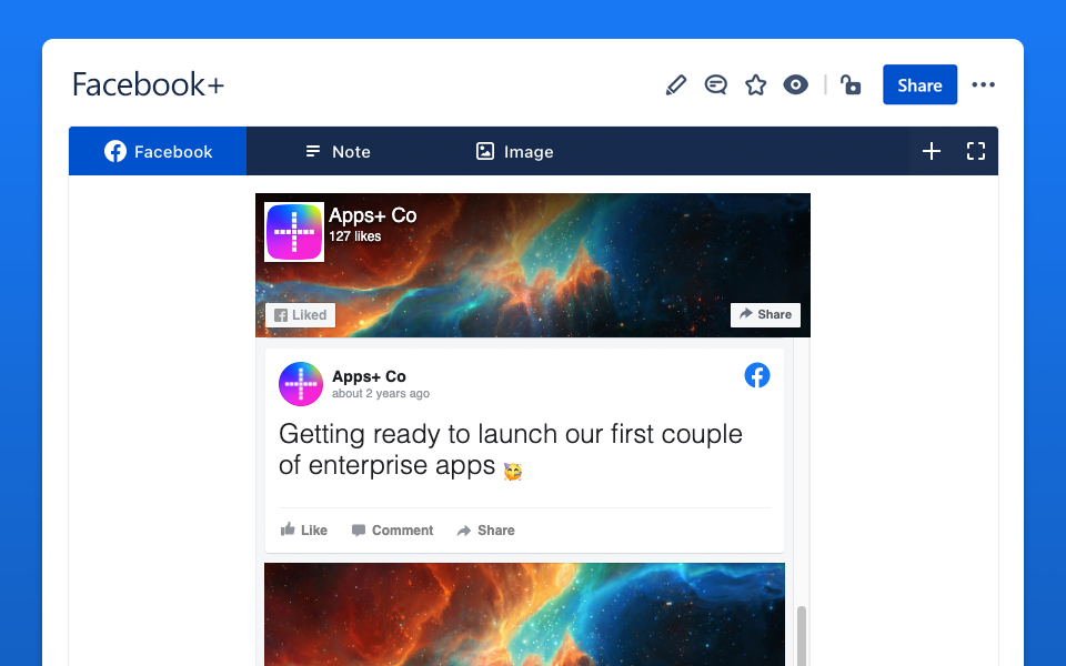 Facebook+ for Confluence | Atlassian Marketplace