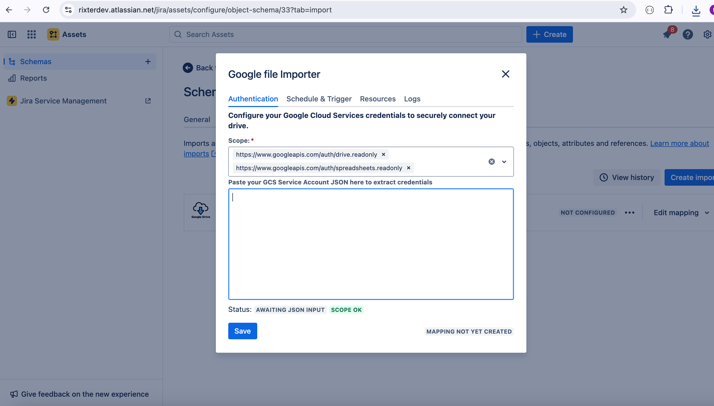 Asset Importer: Google sheet and drive file import | Atlassian Marketplace