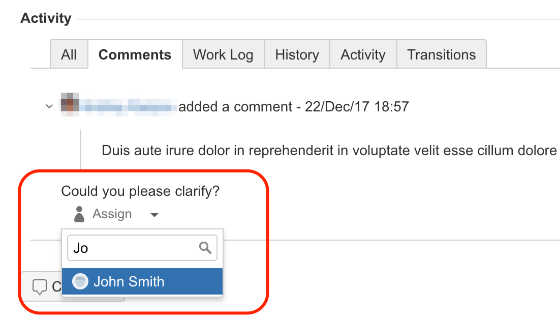 Assignable Comments | Atlassian Marketplace