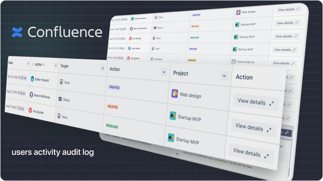 User Activity Audit Log for Confluence | Atlassian Marketplace
