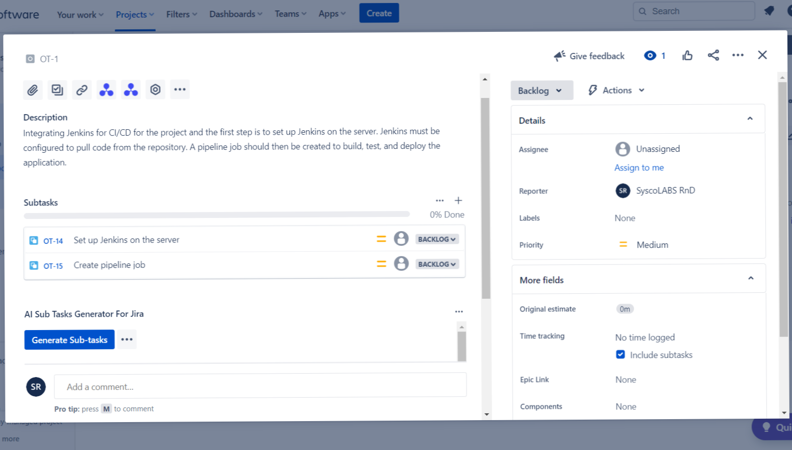 AI Sub Tasks Generator for Jira | Atlassian Marketplace
