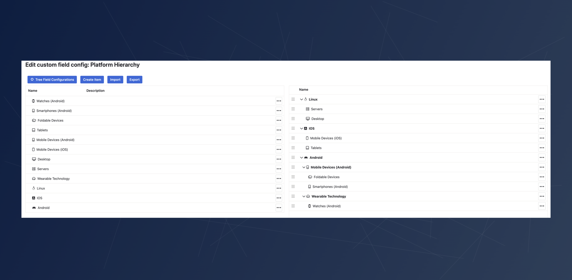 Tree/Hierarchy Custom Field | Atlassian Marketplace