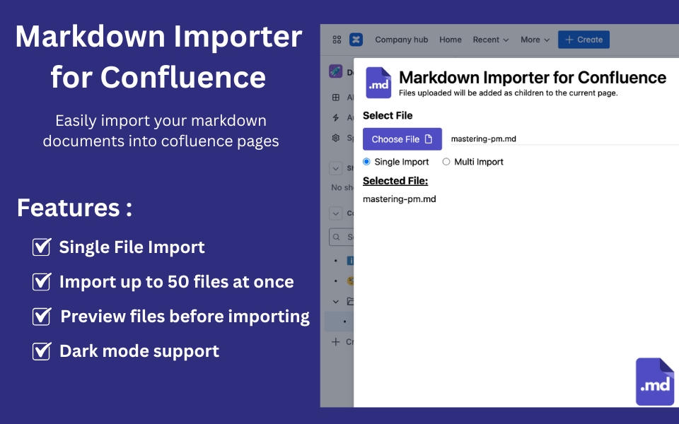 Markdown Importer For Confluence | Atlassian Marketplace