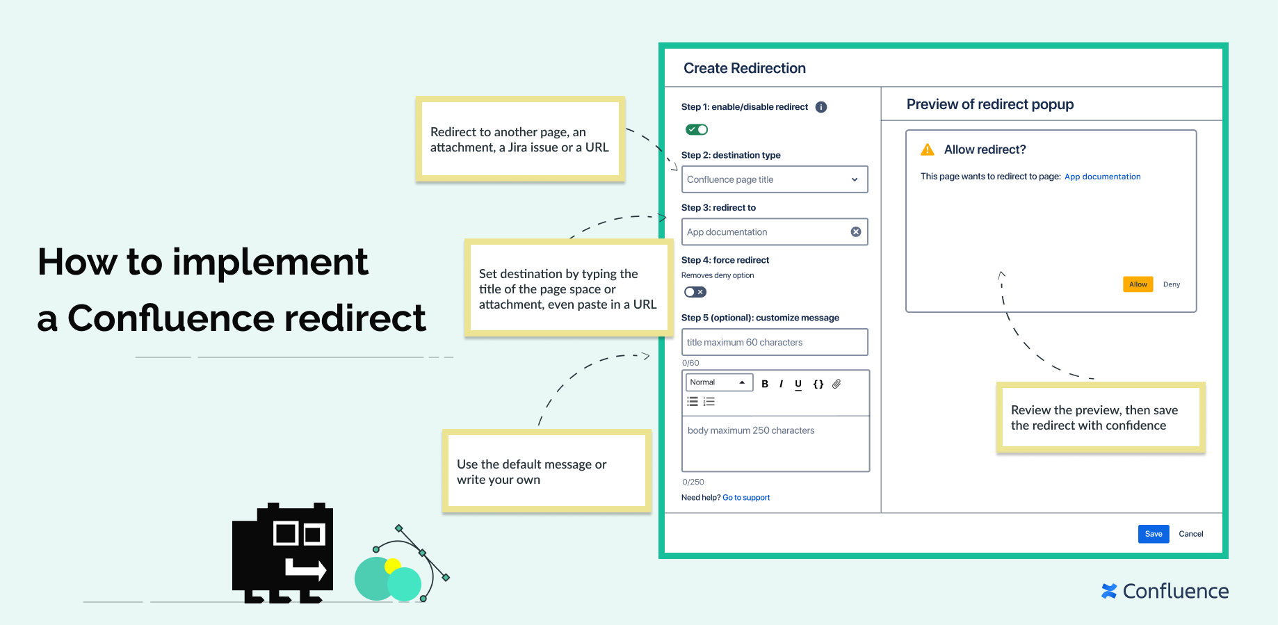 Redirection - bulk redirects for Confluence | Atlassian Marketplace