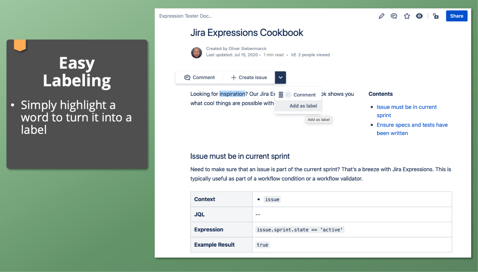Magic Labels for Confluence | Atlassian Marketplace