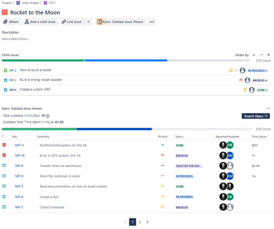 Epic Subtask Issue Viewer | Atlassian Marketplace