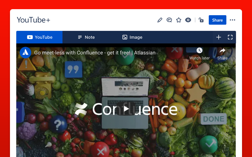 YouTube+ Embed for Confluence | Atlassian Marketplace