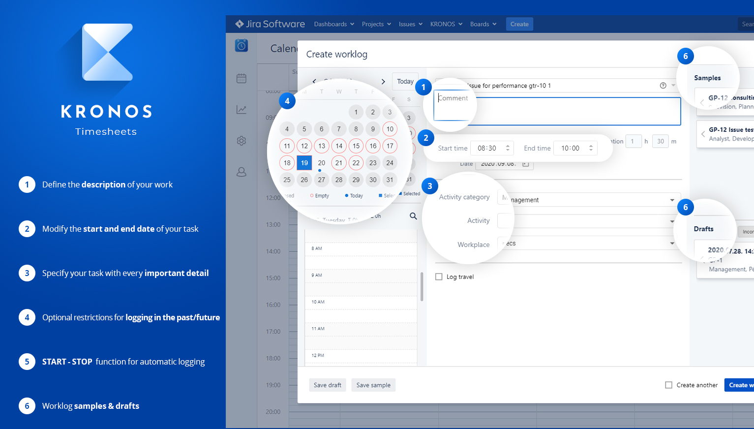 KRONOS Timesheets – Worklogs and reports | Atlassian Marketplace