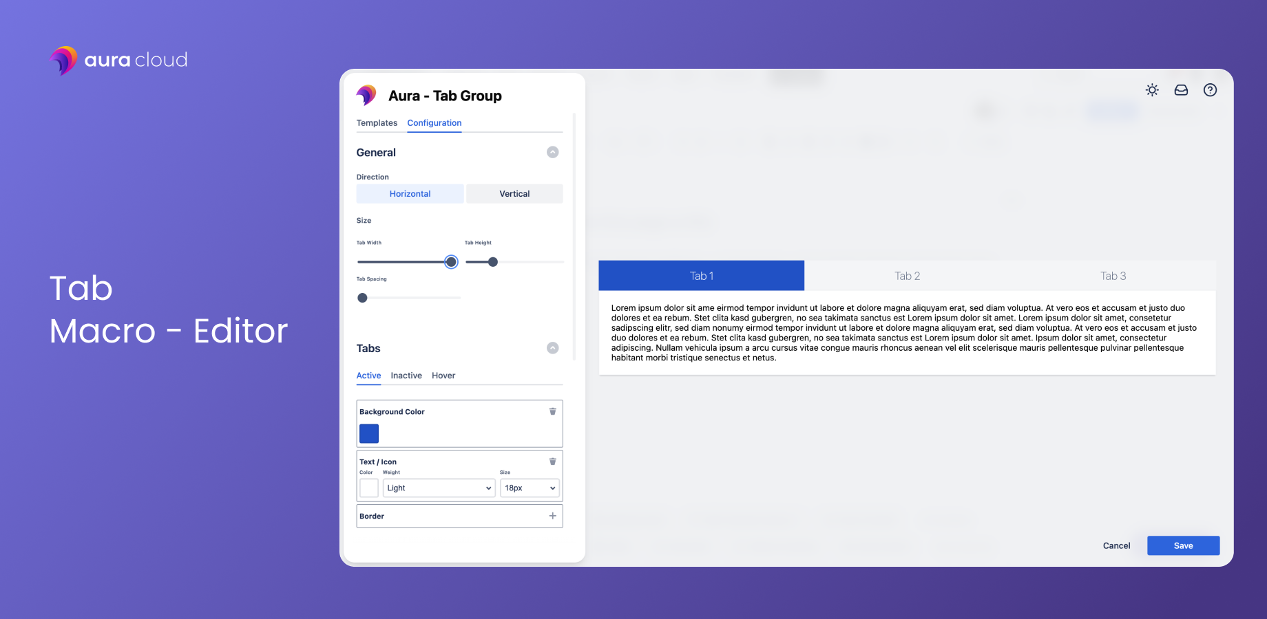 AURA Content Formatting Macros for Confluence (Tabs HTML) | Atlassian ...