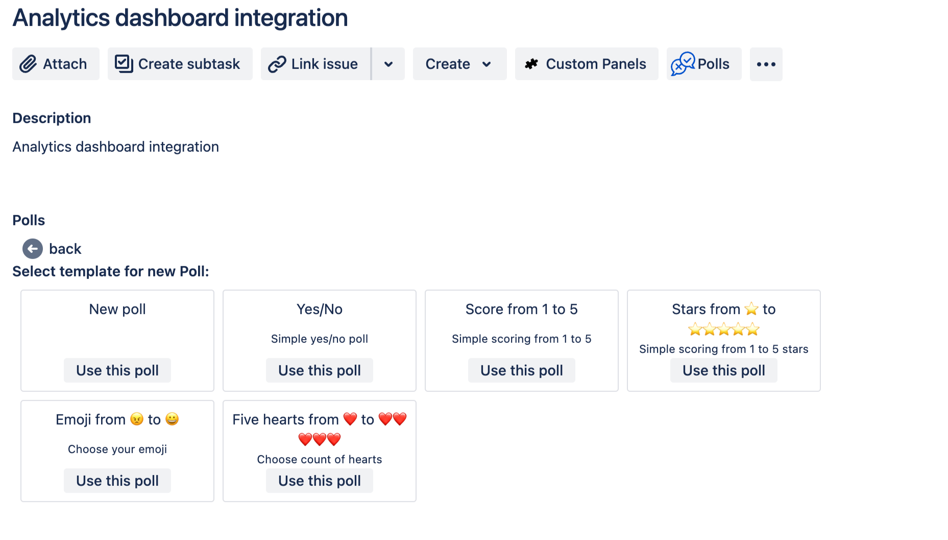 Team Voice (polls, votes, surveys) for Jira | Atlassian Marketplace