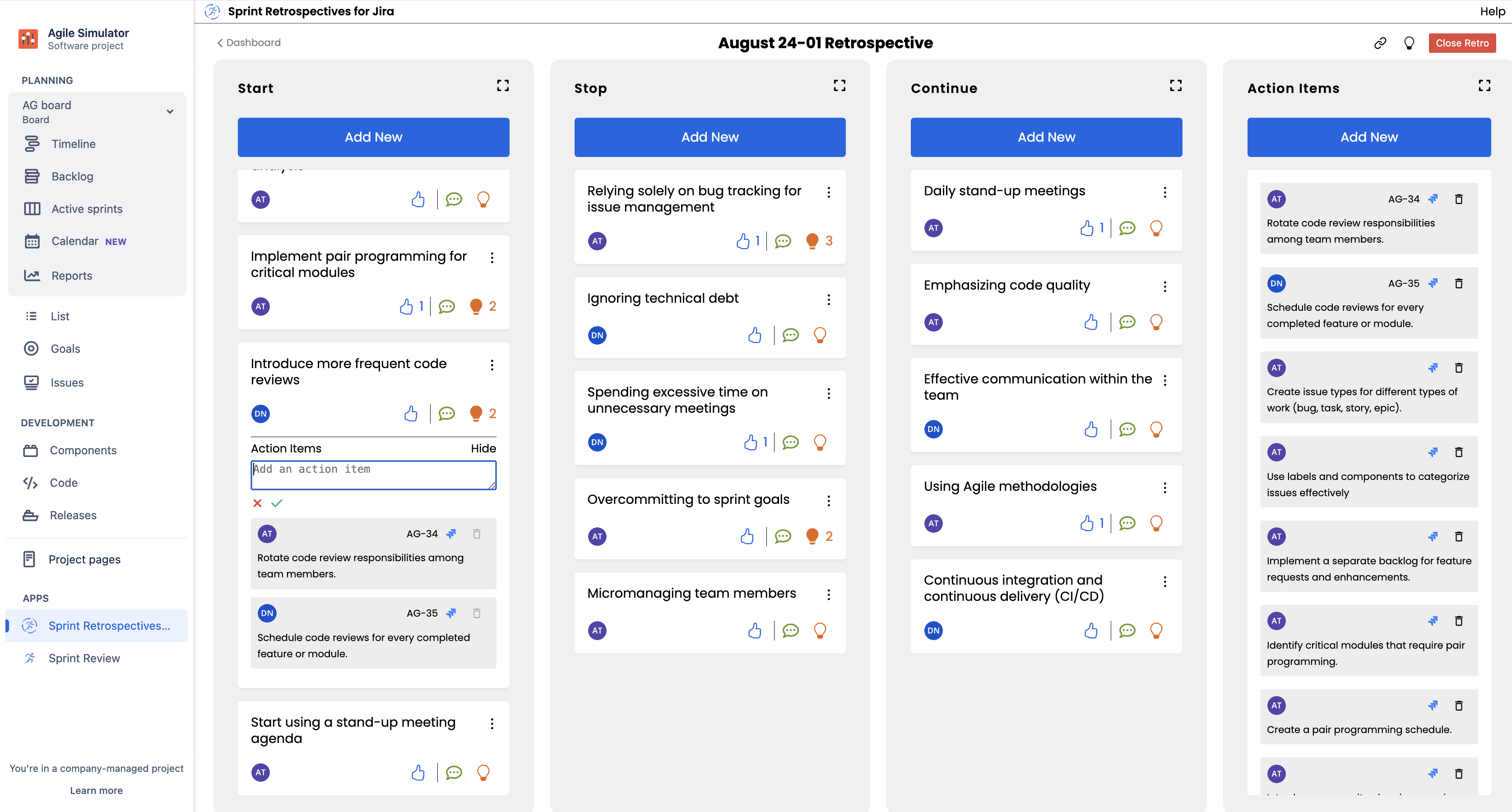 Sprint Retrospectives for Jira | Atlassian Marketplace