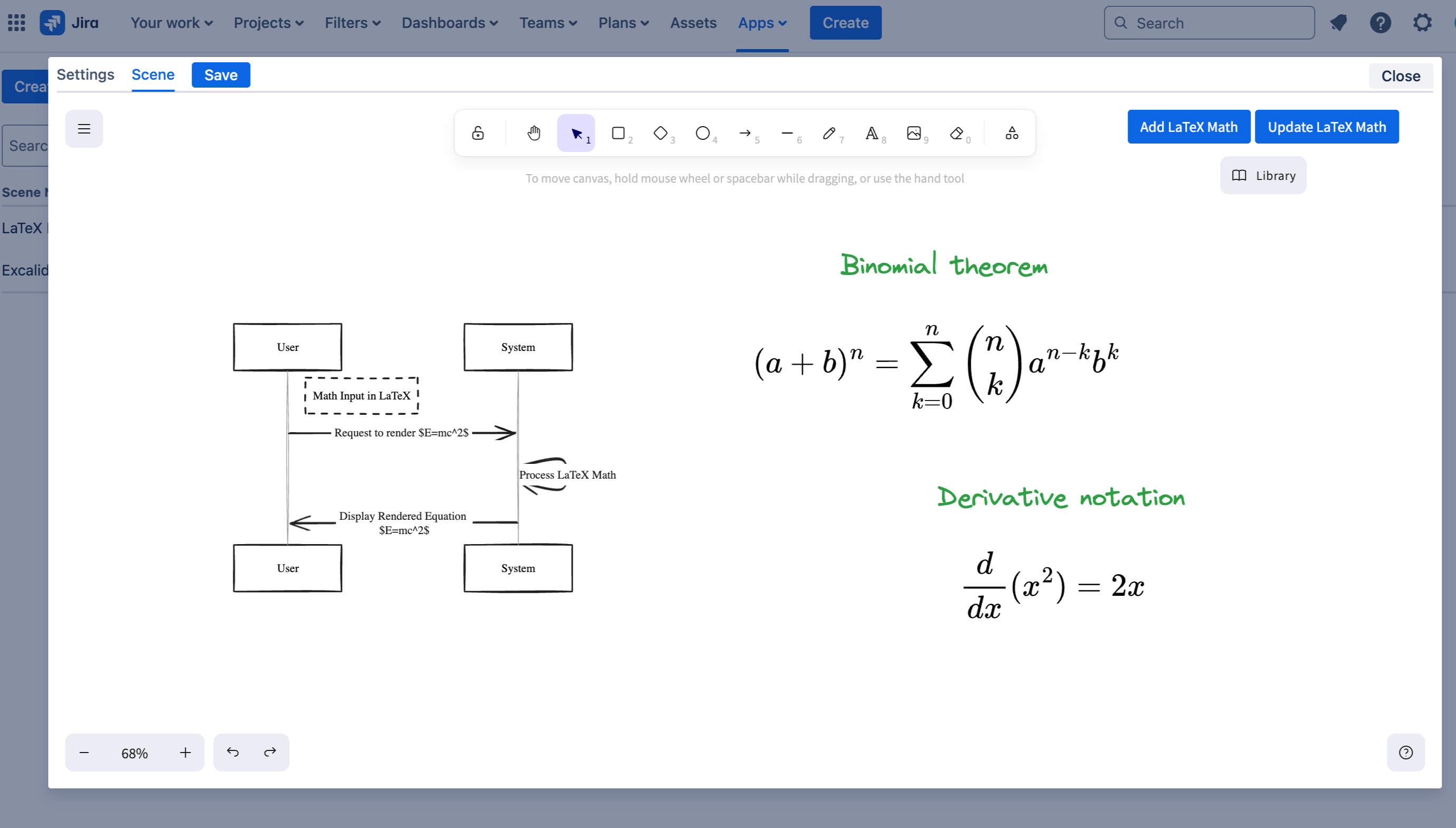 Excalidraw Diagrams & LaTeX Math for Jira | Atlassian Marketplace
