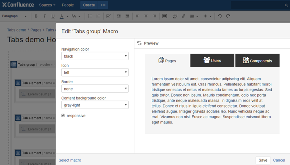 Responsive tabs | Atlassian Marketplace