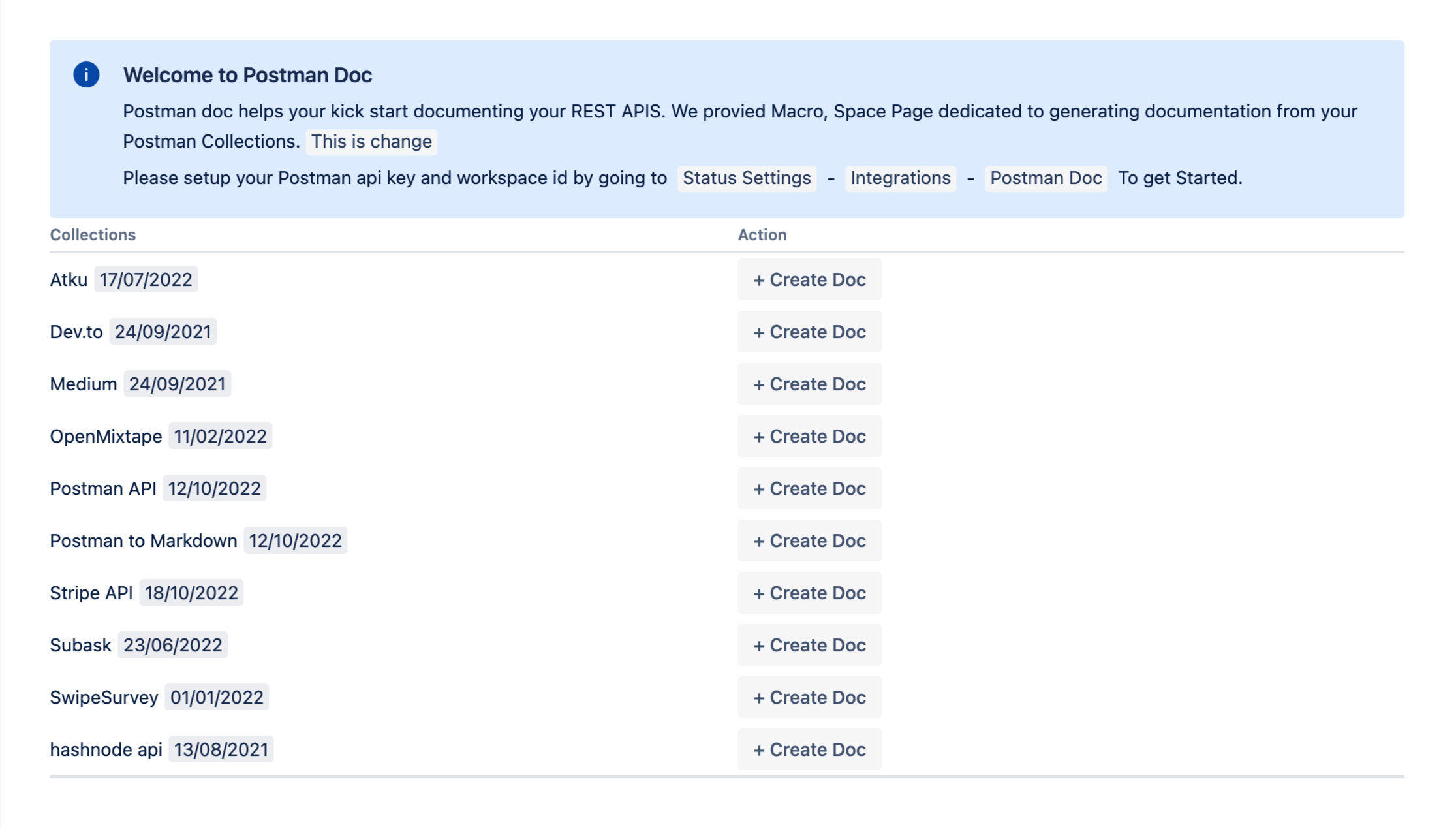 Postman Doc | Atlassian Marketplace