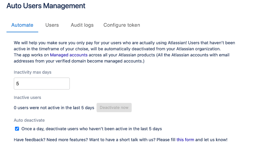 Auto Users Management Deactivate Inactive Users Atlassian Marketplace