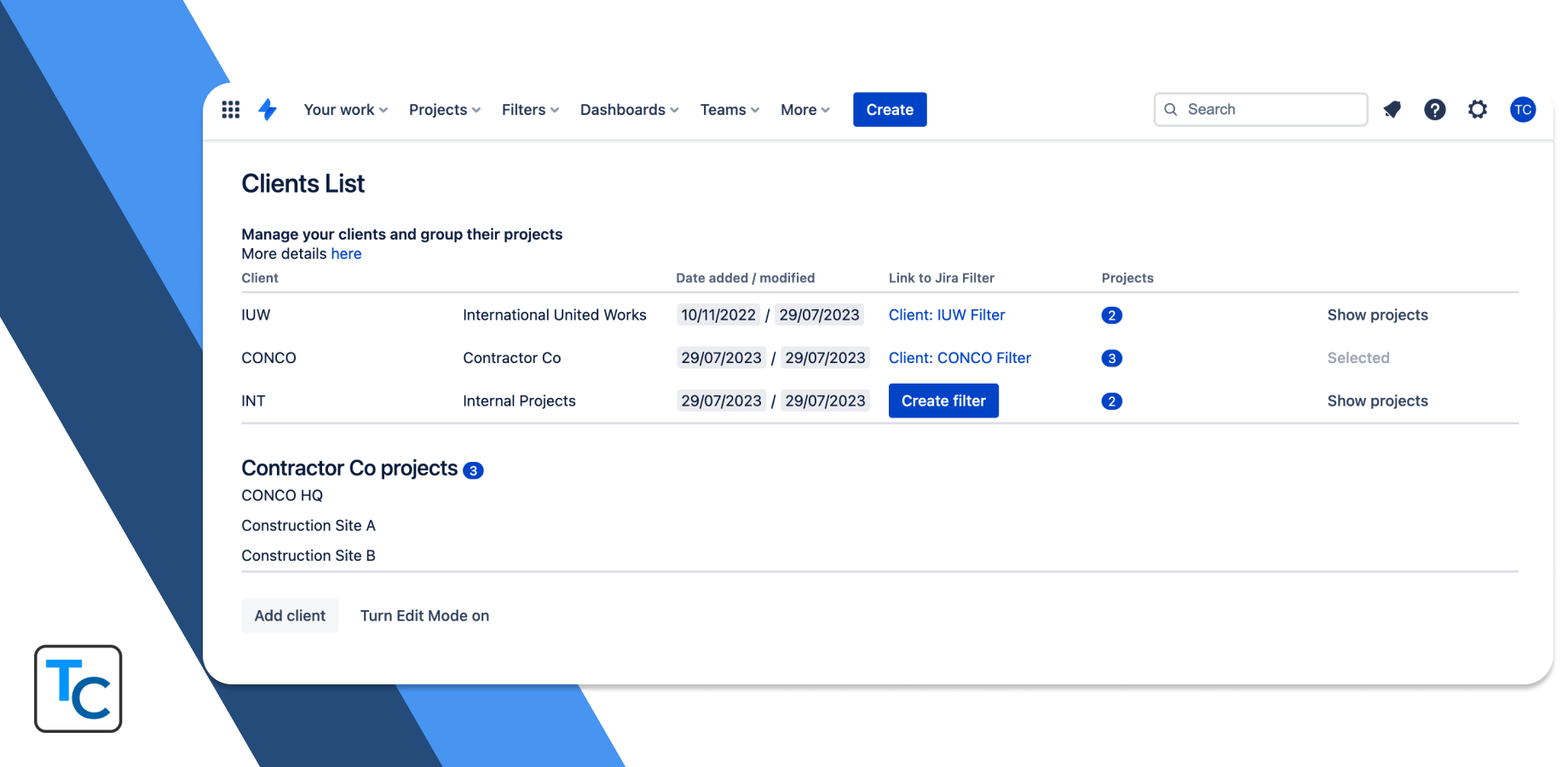 Clients List for Jira | Atlassian Marketplace
