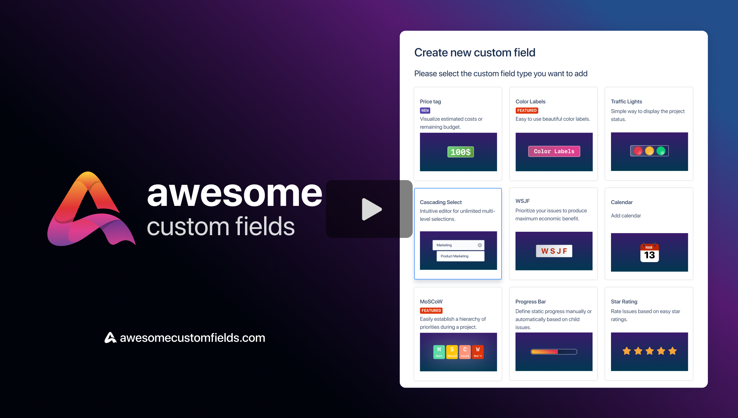 Awesome Custom Fields – Custom Fields for Jira & JSM | Atlassian ...