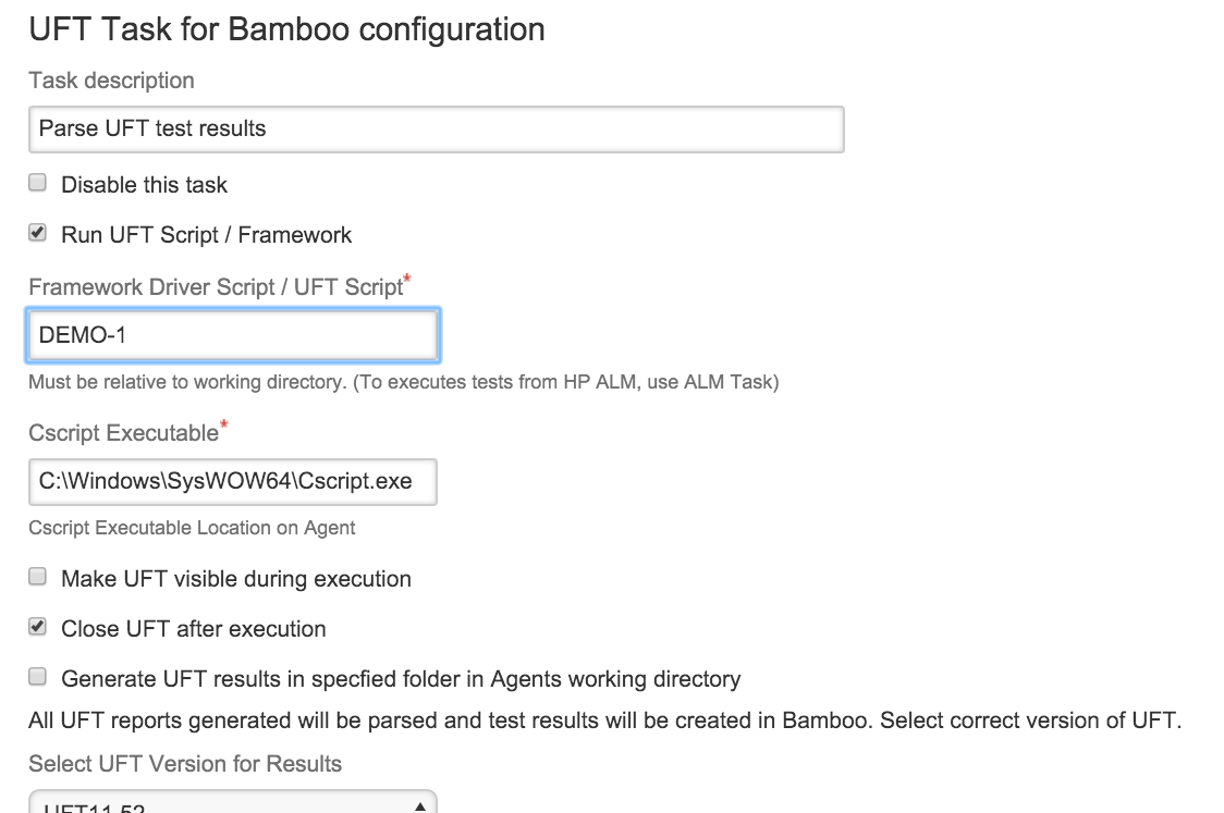 UFT for Bamboo | Atlassian Marketplace
