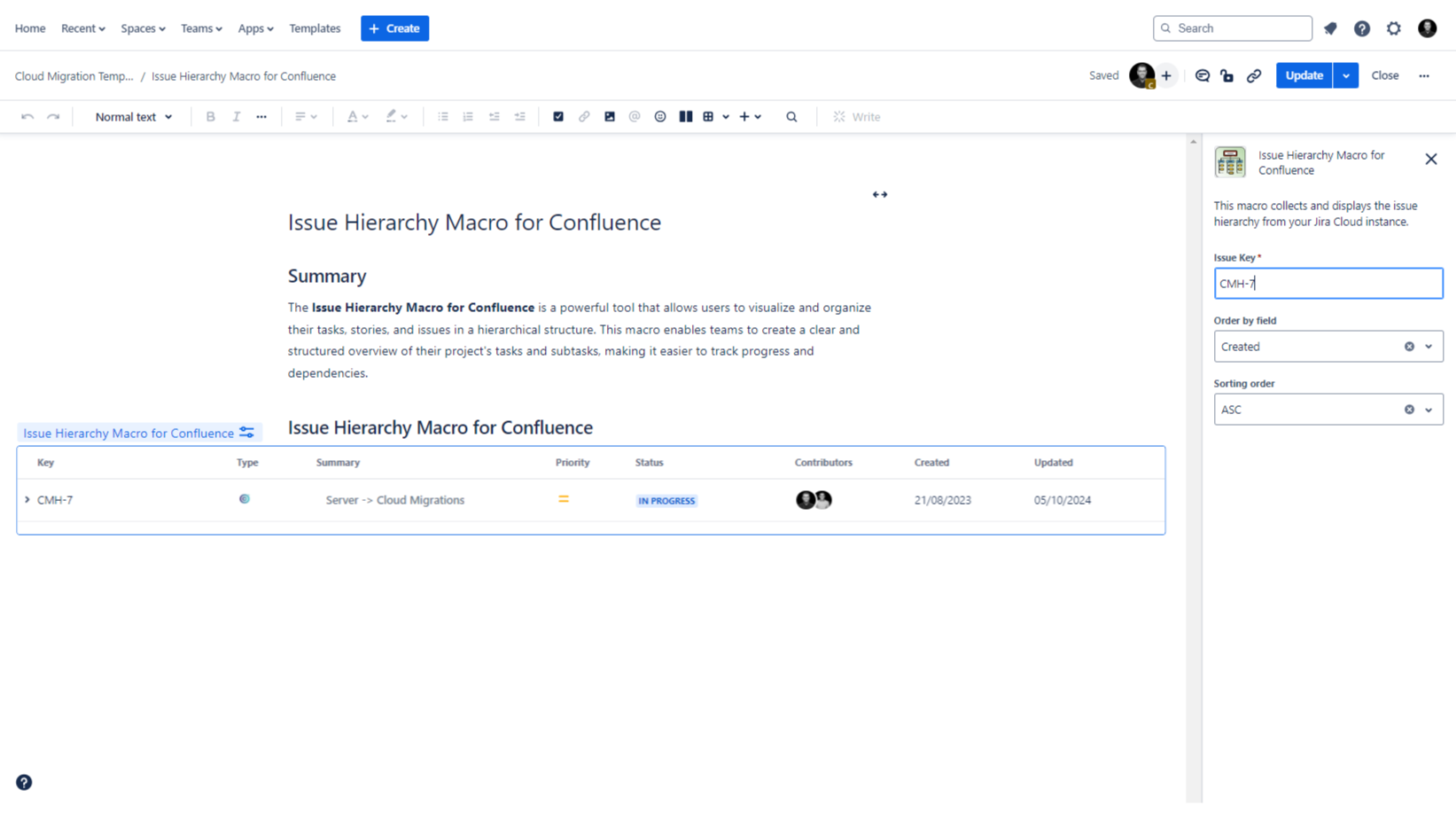 Issue Hierarchy Macro for Confluence | Atlassian Marketplace