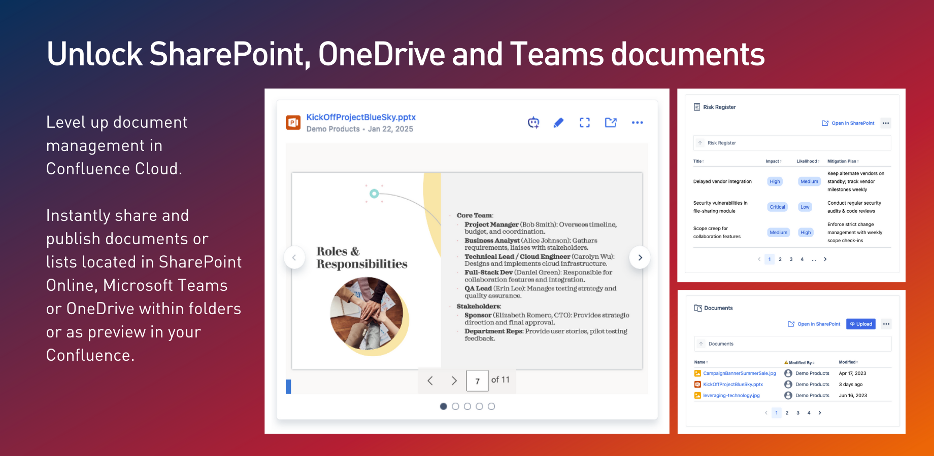 SharePoint Connector for Confluence | Atlassian Marketplace