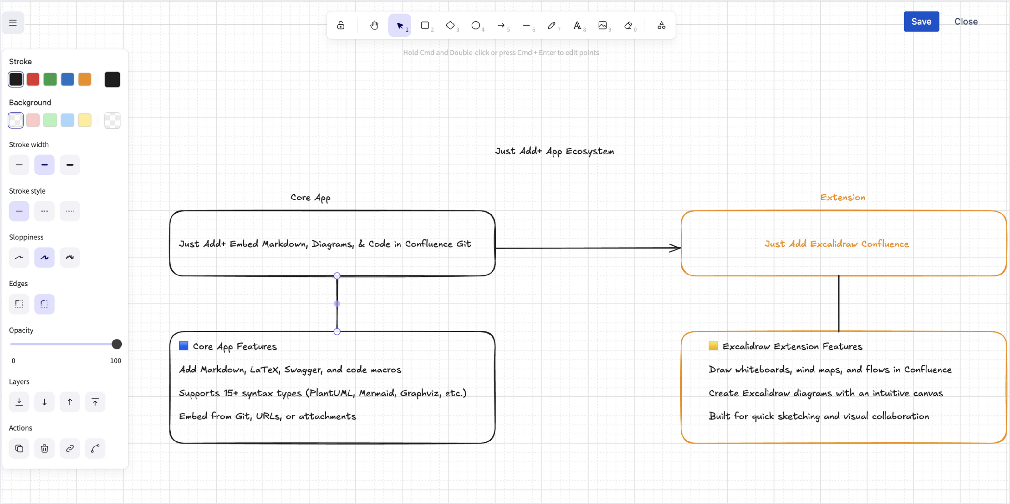Just Add+ Excalidraw: Create & Embed Diagrams in Confluence | Atlassian ...