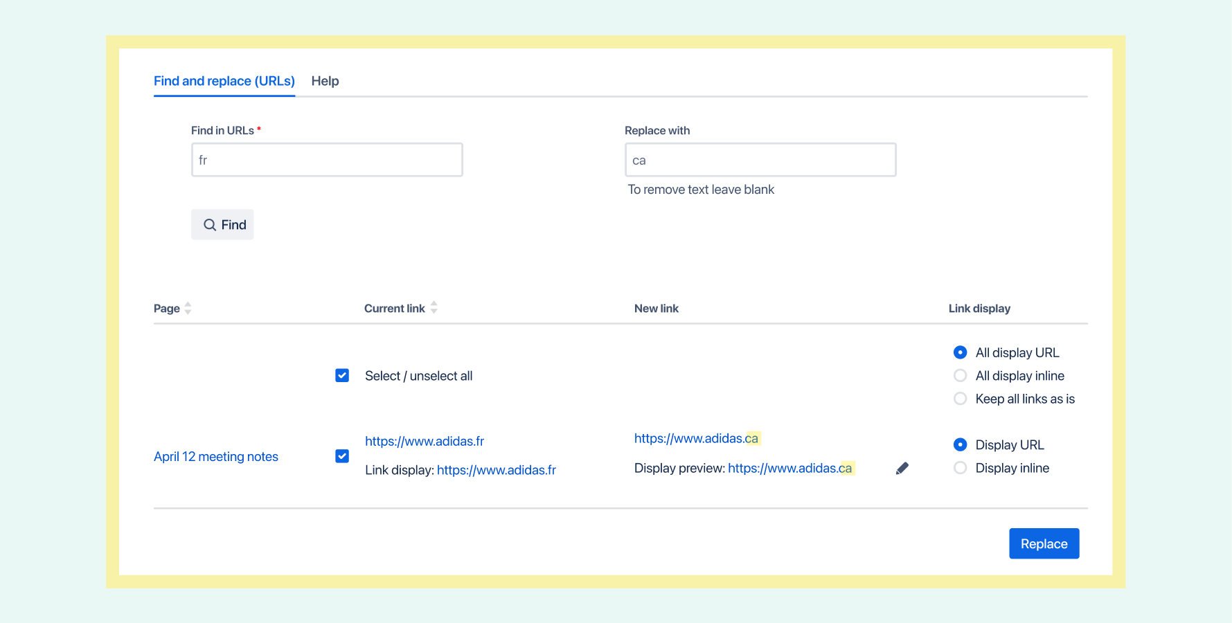 Find and Replace for Confluence | Atlassian Marketplace