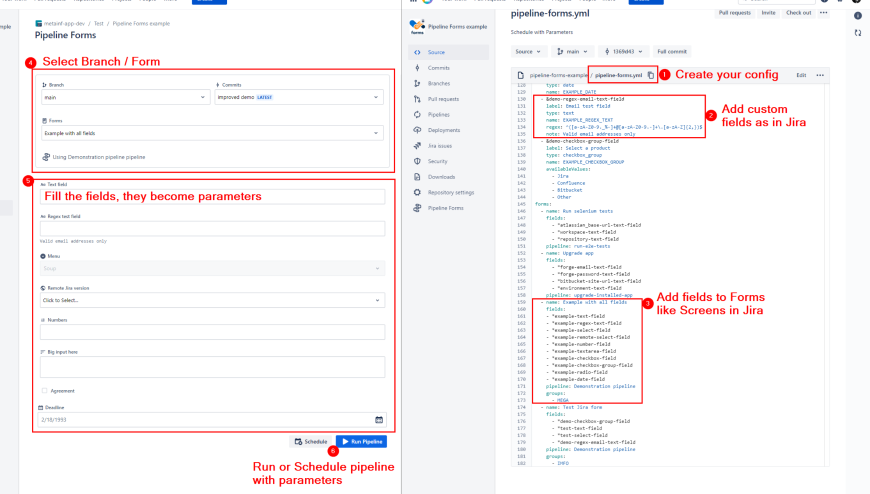 Pipeline Forms - Schedule with Parameters & Advanced Fields | Atlassian ...